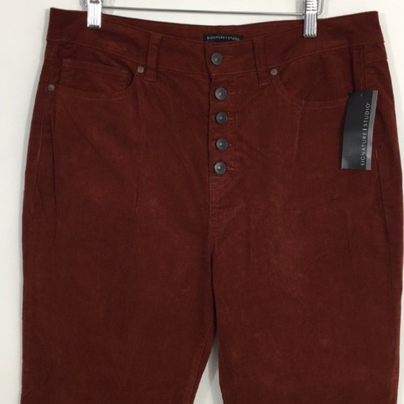 Signature Studio | Pants & Jumpsuits | Signature Studio Rust Corduroy ...